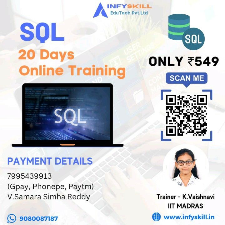 INFYSKILL EDUTECH on LinkedIn: #sqldba #sqldba #sqldba #sqlqueries # ... INFYSKILL EDUTECH on LinkedIn: #sqldba #sqldba #sqldba #sqlqueries # ...