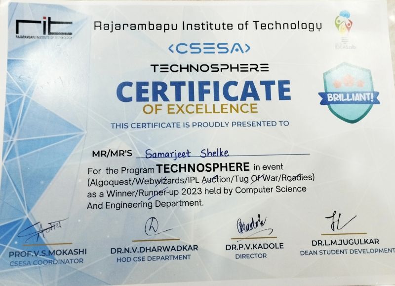 Samarjeet Shelke on LinkedIn: #coding #csesa Samarjeet Shelke on LinkedIn: #coding #csesa