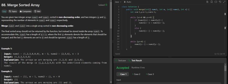 Hariharan Sriram on LinkedIn: #day13 #leetcode #mergesort Hariharan Sriram on LinkedIn: #day13 #leetcode #mergesort