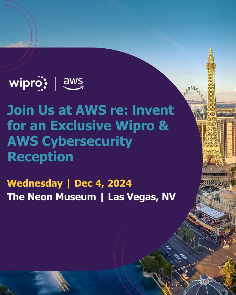 Wipro Partner on LinkedIn: #awsreinvent #wipro #wipropartner #genai # ... Wipro Partner on LinkedIn: #awsreinvent #wipro #wipropartner #genai # ...