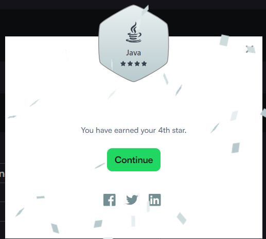 I earned 4th star on HackerRank! | Krisha R posted on the topic | LinkedIn I earned 4th star on HackerRank! | Krisha R posted on the topic | LinkedIn