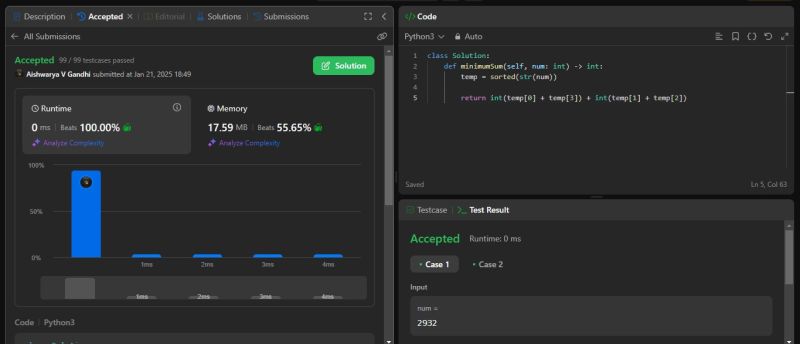 #leetcode #python #strings #math #sorting… | Aishwarya V Gandhi #leetcode #python #strings #math #sorting… | Aishwarya V Gandhi