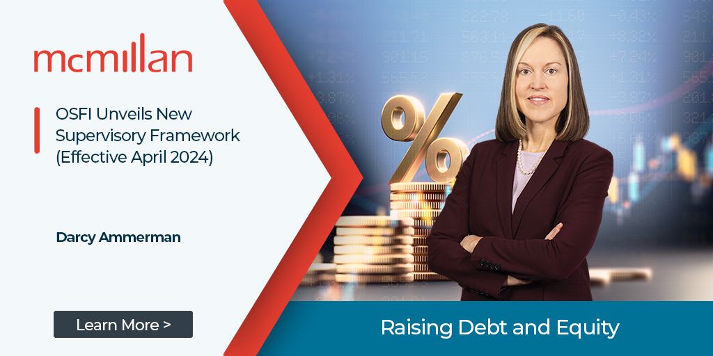 McMillan LLP on LinkedIn: OSFI Unveils New Supervisory Framework ... McMillan LLP on LinkedIn: OSFI Unveils New Supervisory Framework ...