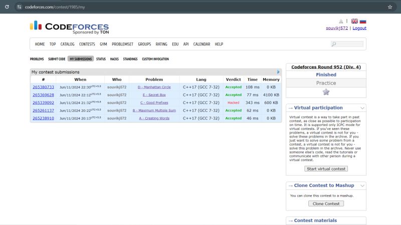 Souvik Jana on LinkedIn: #competitiveprogramming #codeforces # ... Souvik Jana on LinkedIn: #competitiveprogramming #codeforces # ...