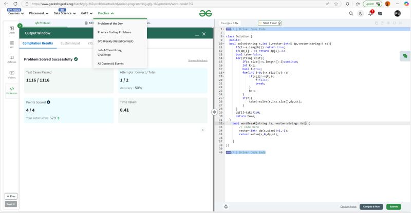 #gfg160daysofcode #geeksforgeeks #dynamicprogramming #trie #recursion ... #gfg160daysofcode #geeksforgeeks #dynamicprogramming #trie #recursion ...