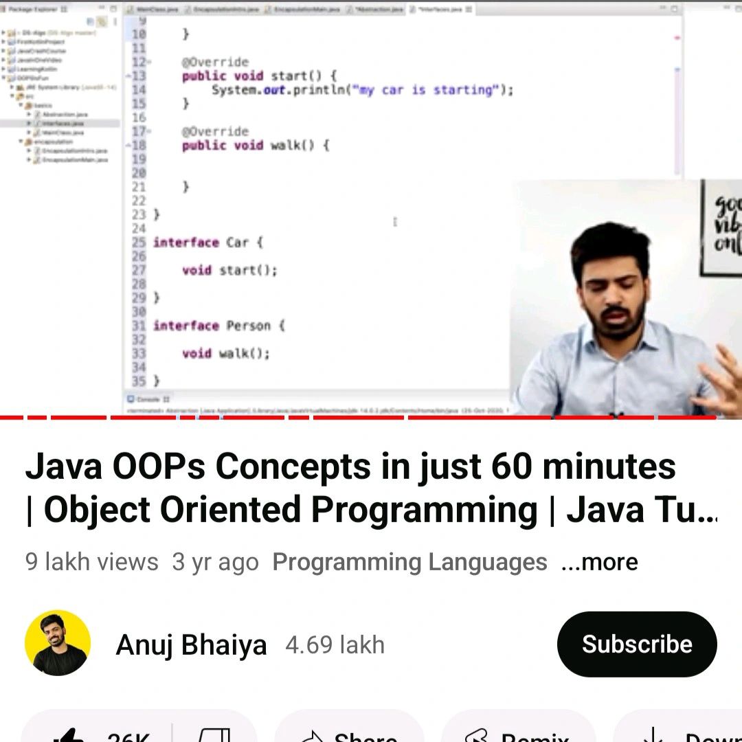 Learned java from anuj bhaiya | Madhav Arora posted on the topic | LinkedIn Learned java from anuj bhaiya | Madhav Arora posted on the topic | LinkedIn