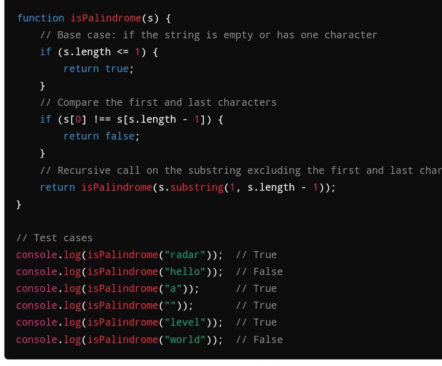 Praveen NT on LinkedIn: #javascript #coding #programming #recursion # ... Praveen NT on LinkedIn: #javascript #coding #programming #recursion # ...
