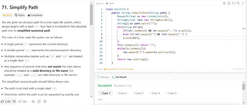 Ganthimathi .V on LinkedIn: #100daysofcode #leetcode #java #codingchallenge Ganthimathi .V on LinkedIn: #100daysofcode #leetcode #java #codingchallenge