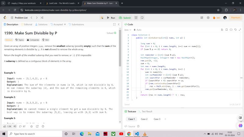 Tanzeel Ahmad on LinkedIn: #leetcode_problem_1590 #leetcode # ... Tanzeel Ahmad on LinkedIn: #leetcode_problem_1590 #leetcode # ...