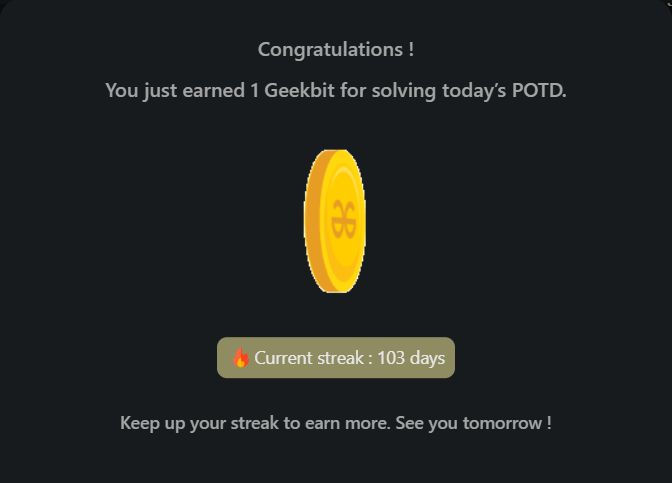 #geestreak2025 #java #javadsa #dsadaily #consistency #gfg # ... #geestreak2025 #java #javadsa #dsadaily #consistency #gfg # ...