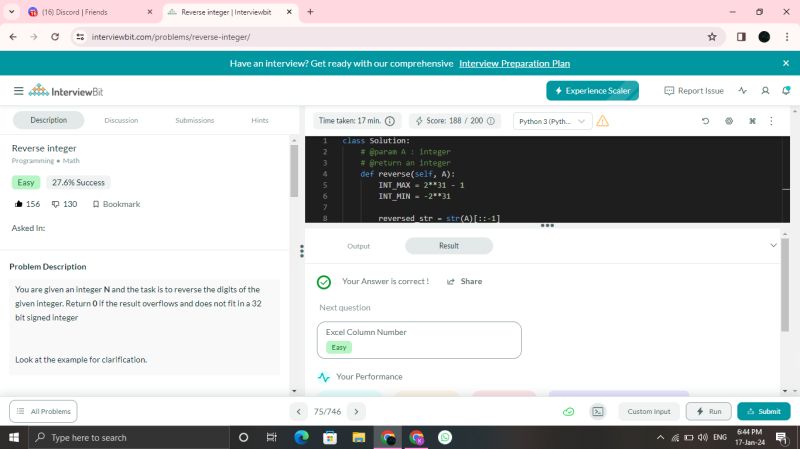 Krishna Ganeshan on LinkedIn: #day16 : Solved the Reverse Integer ... Krishna Ganeshan on LinkedIn: #day16 : Solved the Reverse Integer ...