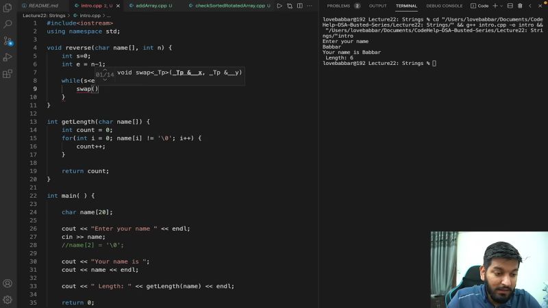 Day 74 of #100DaysOfCode Challenge: char arrays in C++ | Raman Kumar ... Day 74 of #100DaysOfCode Challenge: char arrays in C++ | Raman Kumar ...