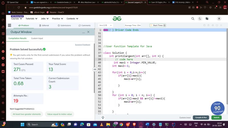 Akhilesh Singh Maurya on LinkedIn: #100daysofcodechallenge Akhilesh Singh Maurya on LinkedIn: #100daysofcodechallenge