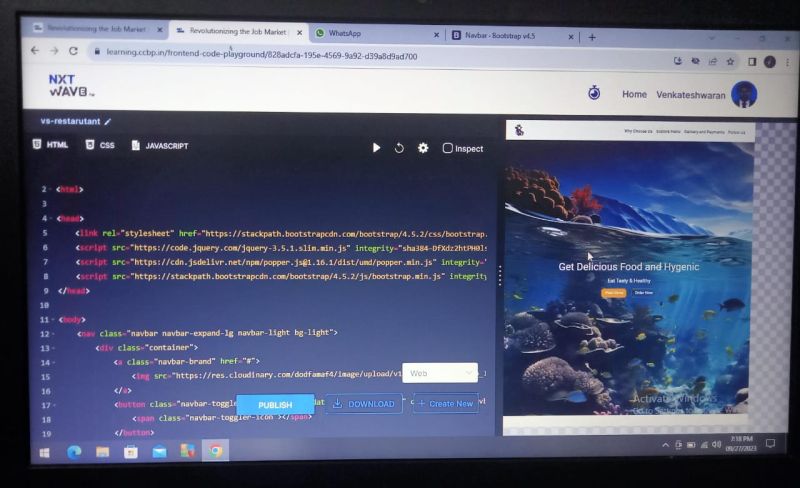 Venkatesh Waran on LinkedIn: #30daysofcodechallenge #ccbp #nxtwave # ... Venkatesh Waran on LinkedIn: #30daysofcodechallenge #ccbp #nxtwave # ...
