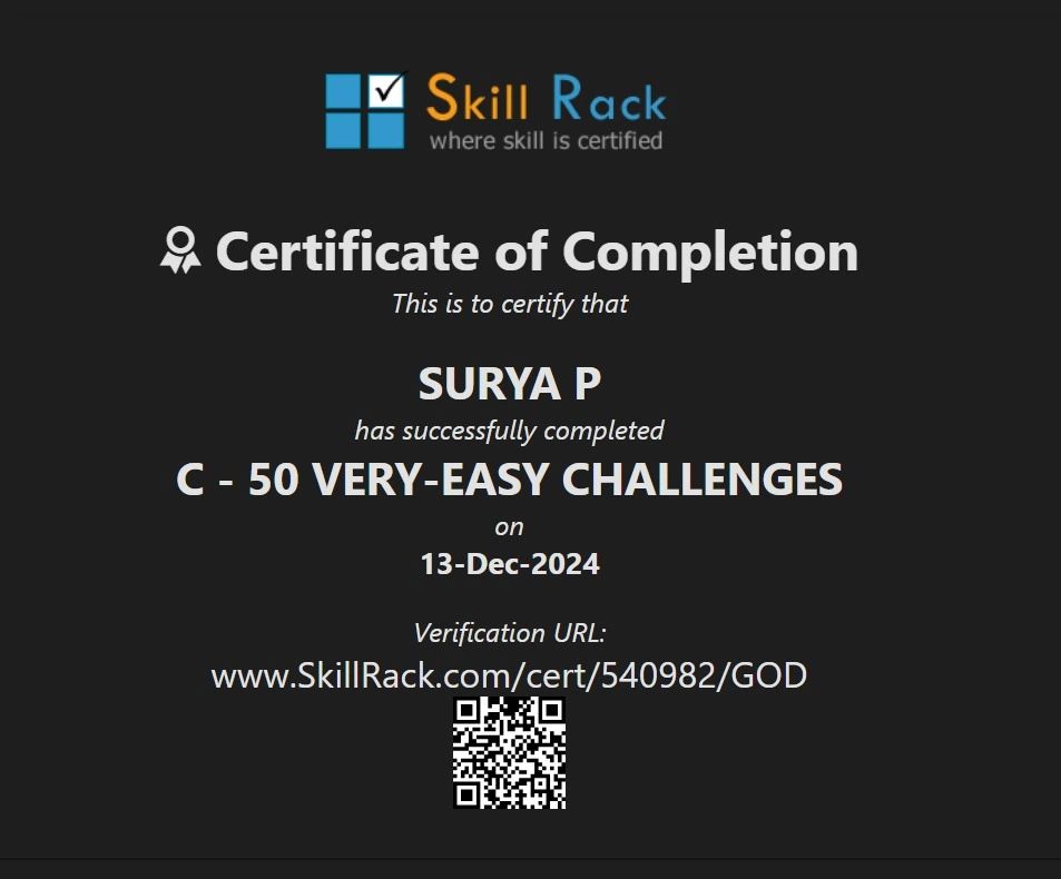 Surya P on LinkedIn: #programming #cprogramming #continuouslearning # ... Surya P on LinkedIn: #programming #cprogramming #continuouslearning # ...