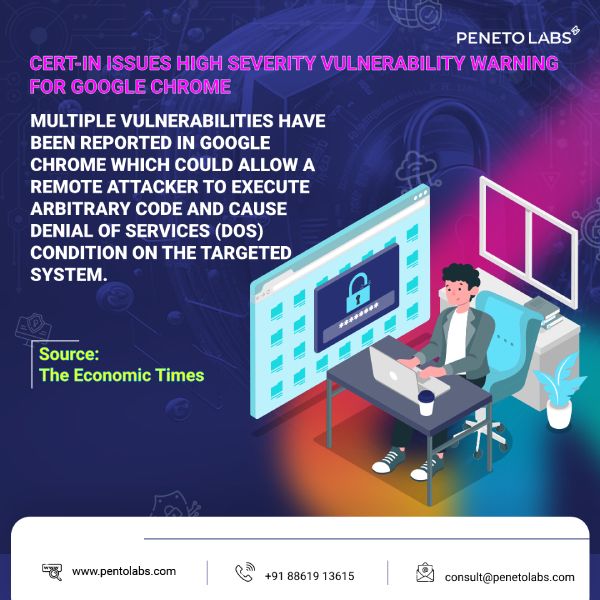 Peneto Labs Private Limited on LinkedIn: CERT-In issues high severity ... Peneto Labs Private Limited on LinkedIn: CERT-In issues high severity ...