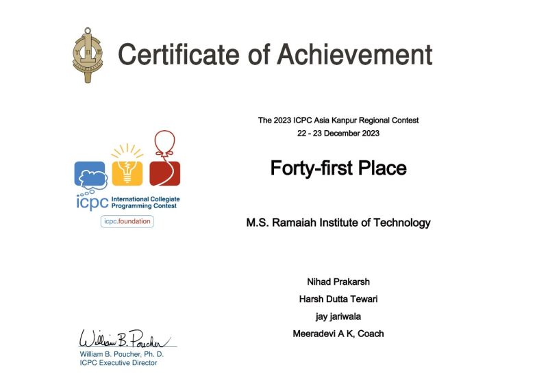 Harsh Dutta Tewari on LinkedIn: #competitiveprogramming #icpc #contest ... Harsh Dutta Tewari on LinkedIn: #competitiveprogramming #icpc #contest ...