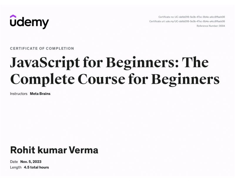 ROHIT KUMAR VERMA on LinkedIn: #udemy #udemy ROHIT KUMAR VERMA on LinkedIn: #udemy #udemy