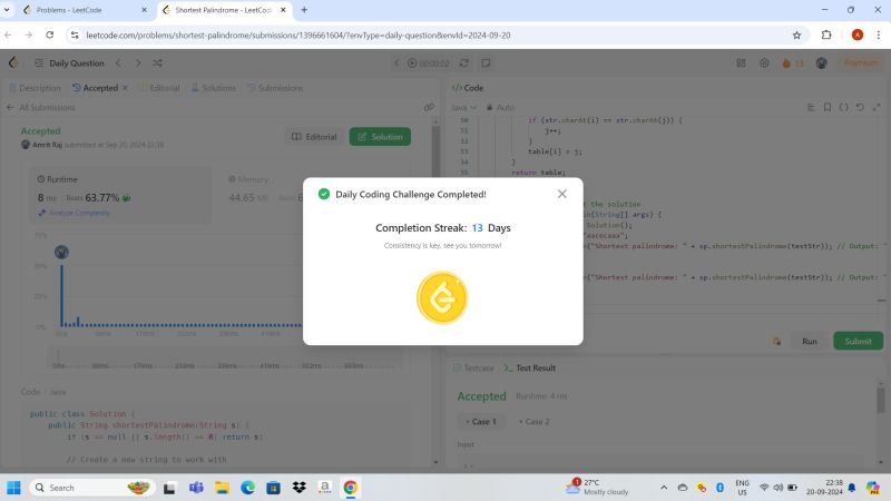 Amrit Raj on LinkedIn: #leetcode #algorithms #codingjourney # ... Amrit Raj on LinkedIn: #leetcode #algorithms #codingjourney # ...