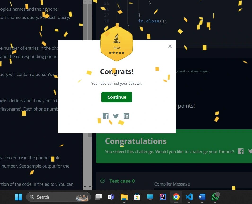 Rohan Jaswal on LinkedIn: #java #hackerrank #codingskills # ... Rohan Jaswal on LinkedIn: #java #hackerrank #codingskills # ...