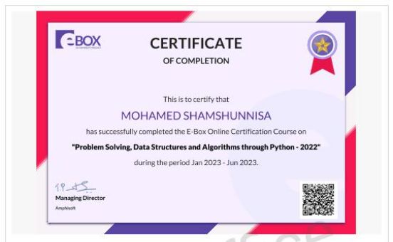 MOHAMED SHAMSHUNNISA on LinkedIn: #pythonprogramming #datastructures # ... MOHAMED SHAMSHUNNISA on LinkedIn: #pythonprogramming #datastructures # ...