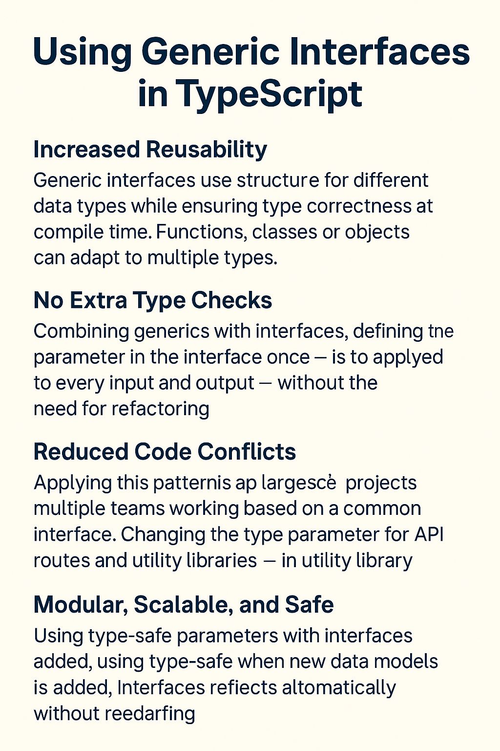Using generic interfaces in TypeScript significantly increases code ... Using generic interfaces in TypeScript significantly increases code ...