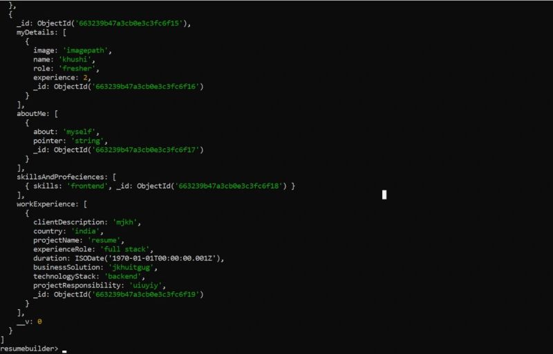 Khushi Goyal on LinkedIn: #backend #resumebuilder #api #fullstacklearning Khushi Goyal on LinkedIn: #backend #resumebuilder #api #fullstacklearning