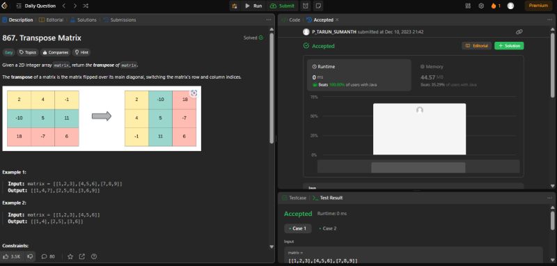 Tarun Sumanth Puli on LinkedIn: #100daysofcode #leetcode # ... Tarun Sumanth Puli on LinkedIn: #100daysofcode #leetcode # ...