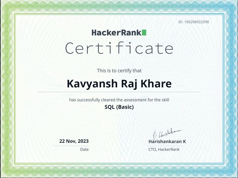 Kavyansh raj Khare on LinkedIn: #sql #mysql #database #datamanagement Kavyansh raj Khare on LinkedIn: #sql #mysql #database #datamanagement