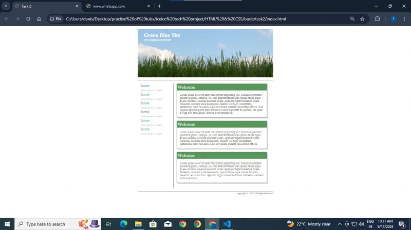 Tuba Zainab on LinkedIn: Task 2 using Html and Css Tuba Zainab on LinkedIn: Task 2 using Html and Css