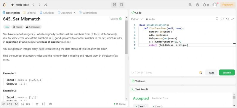 Naresh Krishnan on LinkedIn: #100daysofleetcode #pythonprogramming # ... Naresh Krishnan on LinkedIn: #100daysofleetcode #pythonprogramming # ...