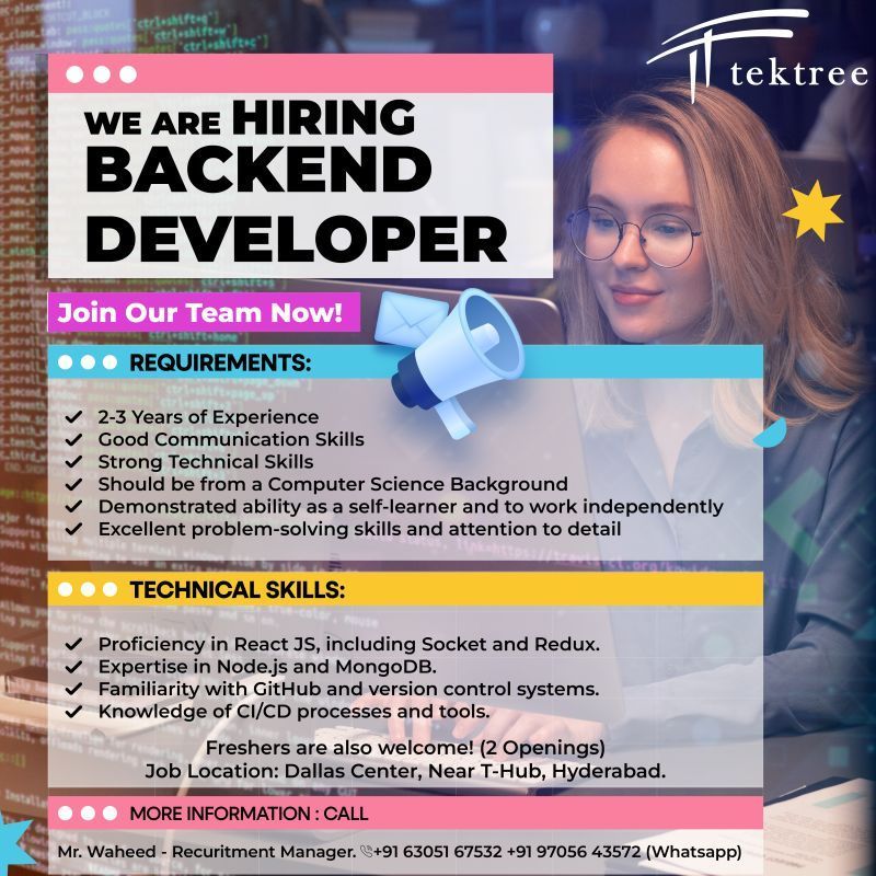 Recruitment Tek Tree on LinkedIn: Looking for candidates experience ... Recruitment Tek Tree on LinkedIn: Looking for candidates experience ...