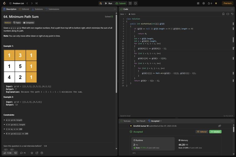 kiruthik kumar on LinkedIn: #100daysofcode #leetcodejava # ... kiruthik kumar on LinkedIn: #100daysofcode #leetcodejava # ...
