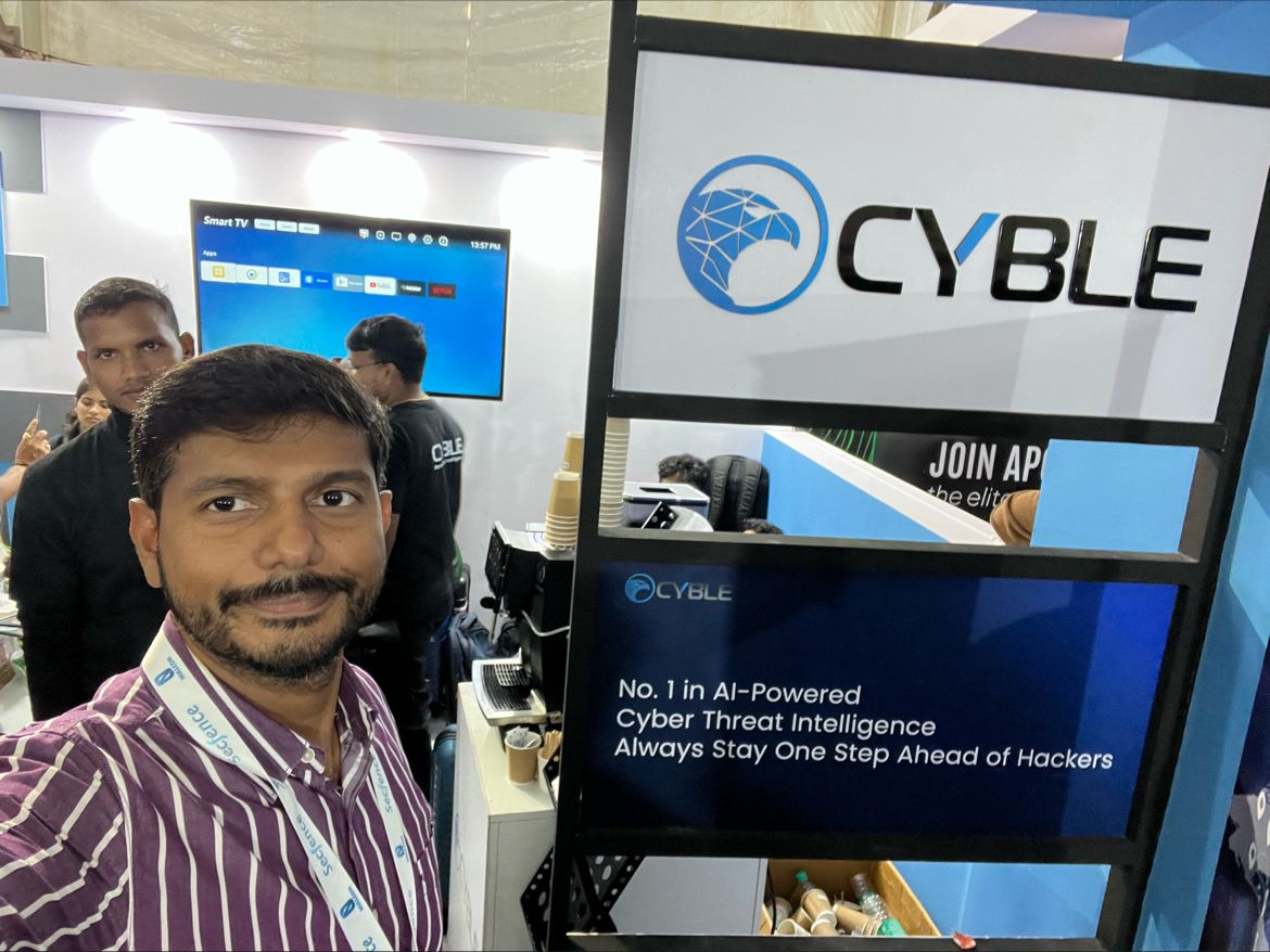 Sagar V V V on LinkedIn: NullCon2023#cyble#2023 Cyble Inc. Sagar V V V on LinkedIn: NullCon2023#cyble#2023 Cyble Inc.