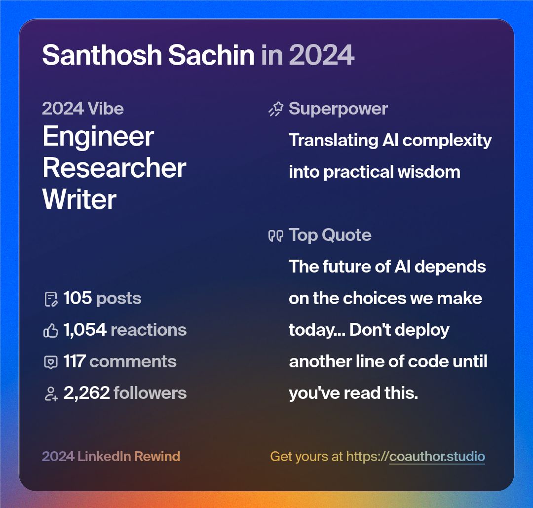 Santhosh Sachin on LinkedIn: #ai #deeplearning #techwriting # ... Santhosh Sachin on LinkedIn: #ai #deeplearning #techwriting # ...