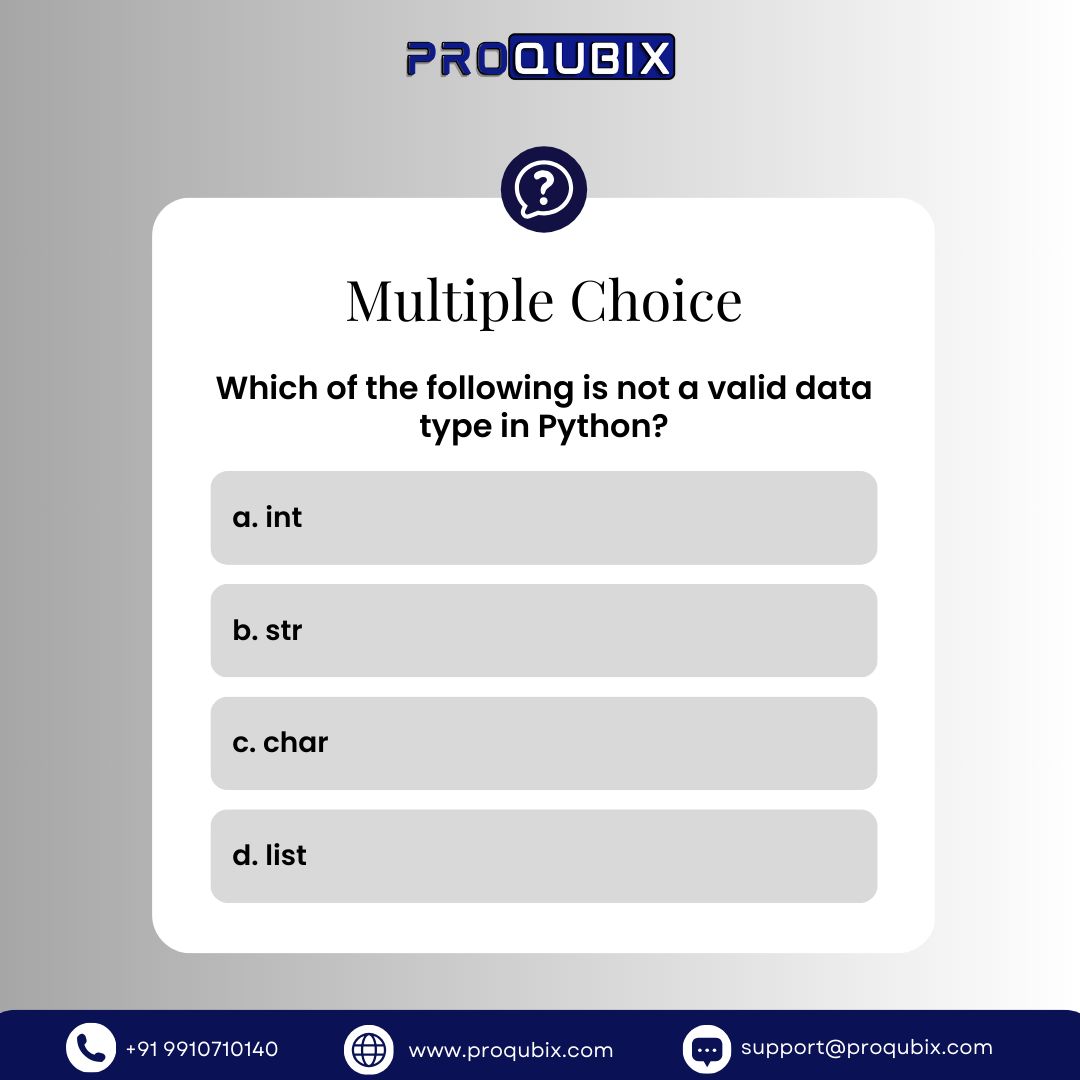 ProQubix on LinkedIn: #python #coding #datatypes #programming #java # ... ProQubix on LinkedIn: #python #coding #datatypes #programming #java # ...