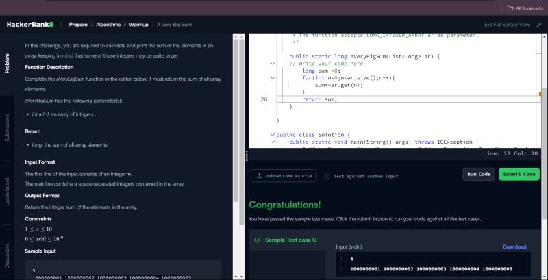 ABHISHEK S on LinkedIn: #hackerrank #learning #coding #problemsolving # ... ABHISHEK S on LinkedIn: #hackerrank #learning #coding #problemsolving # ...