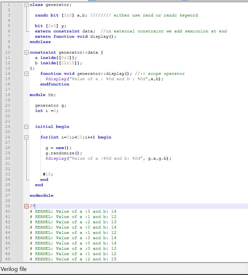 #systemverilog #constraints #verification #randc #vlsi #asic #fpga ... #systemverilog #constraints #verification #randc #vlsi #asic #fpga ...