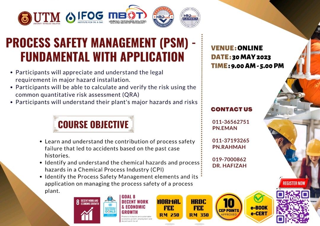MOHD ARSHAD AHMAD on LinkedIn: A short one day online discussion on PSM ... MOHD ARSHAD AHMAD on LinkedIn: A short one day online discussion on PSM ...
