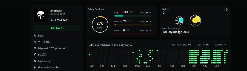 SHASHWAT SHANDILYA on LinkedIn: #100daysofcodingchallenge #connections ... SHASHWAT SHANDILYA on LinkedIn: #100daysofcodingchallenge #connections ...