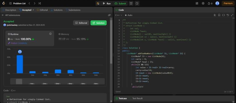 Jyoti Chaubey on LinkedIn: #leetcode #codingchallenge #365daysofcode # ... Jyoti Chaubey on LinkedIn: #leetcode #codingchallenge #365daysofcode # ...