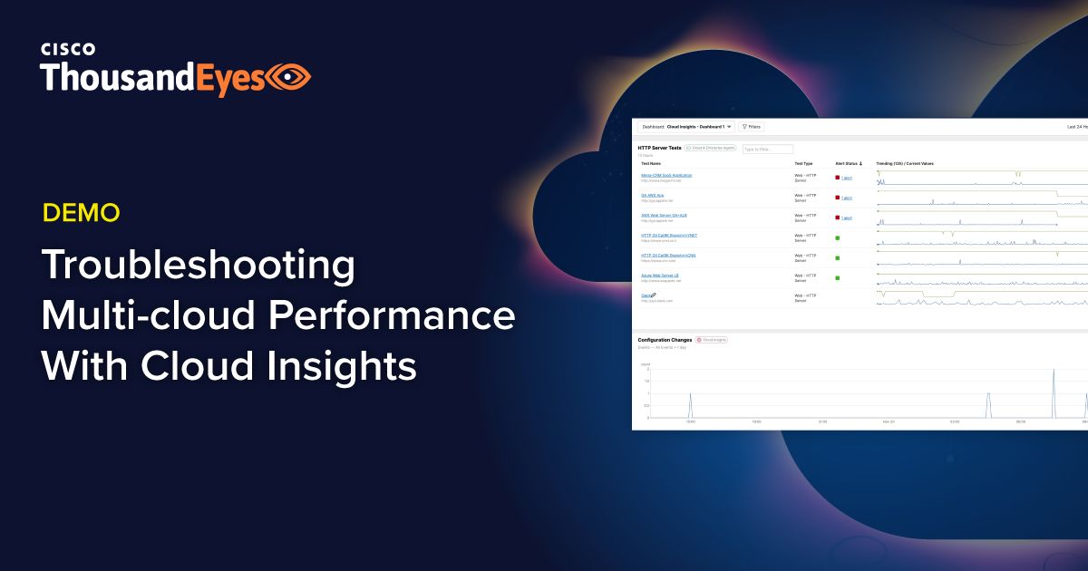 Cisco ThousandEyes on LinkedIn: DEMO: Troubleshooting multi-cloud ... Cisco ThousandEyes on LinkedIn: DEMO: Troubleshooting multi-cloud ...