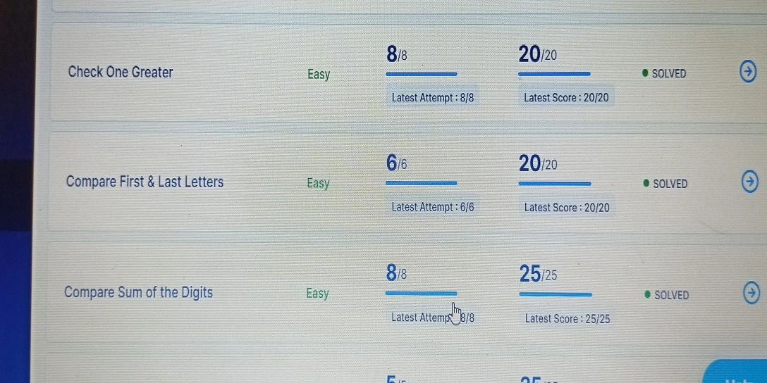 Bhanu prakash Pragada on LinkedIn: day 1 completed coding practice #30 ... Bhanu prakash Pragada on LinkedIn: day 1 completed coding practice #30 ...