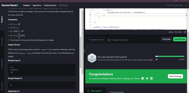 ABHISHEK S on LinkedIn: #hackerrank #coding #problemsolving # ... ABHISHEK S on LinkedIn: #hackerrank #coding #problemsolving # ...