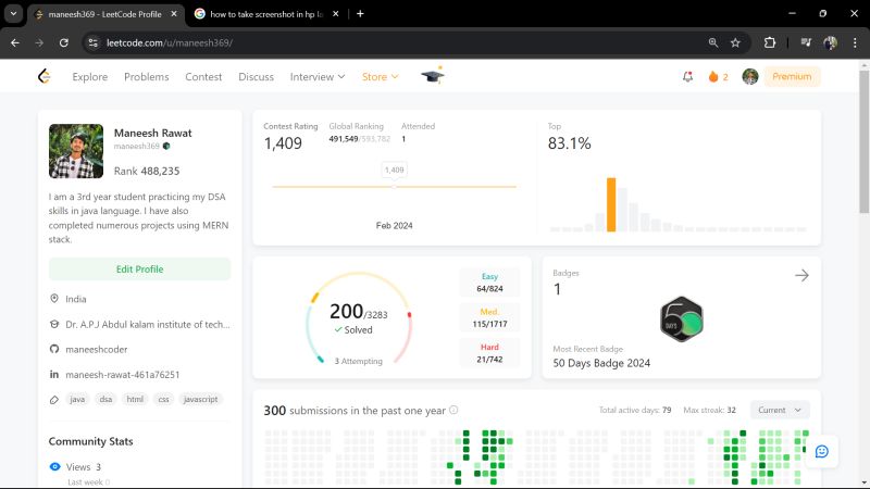 Maneesh Rawat on LinkedIn: #codingjourney #leetcode #problemsolving # ... Maneesh Rawat on LinkedIn: #codingjourney #leetcode #problemsolving # ...