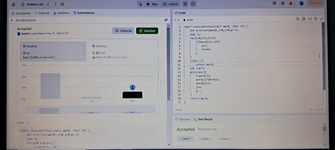 #day1 #leetcode #codingchallenge #strings | Rajathi Chockalingam #day1 #leetcode #codingchallenge #strings | Rajathi Chockalingam