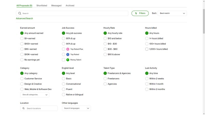RAJESH NELLI on LinkedIn: #upworkfilters #freelancerproposals # ... RAJESH NELLI on LinkedIn: #upworkfilters #freelancerproposals # ...