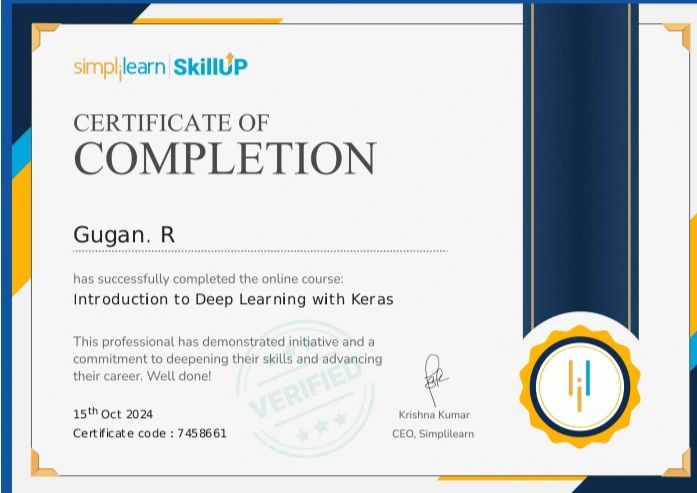 Gugan R on LinkedIn: #simplilearn #python #deeplearning # ... Gugan R on LinkedIn: #simplilearn #python #deeplearning # ...