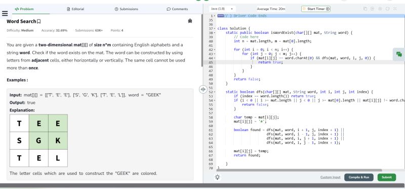 #gfg160 #java #dsa #coding #problemsolving #backtracking #womenintech ... #gfg160 #java #dsa #coding #problemsolving #backtracking #womenintech ...