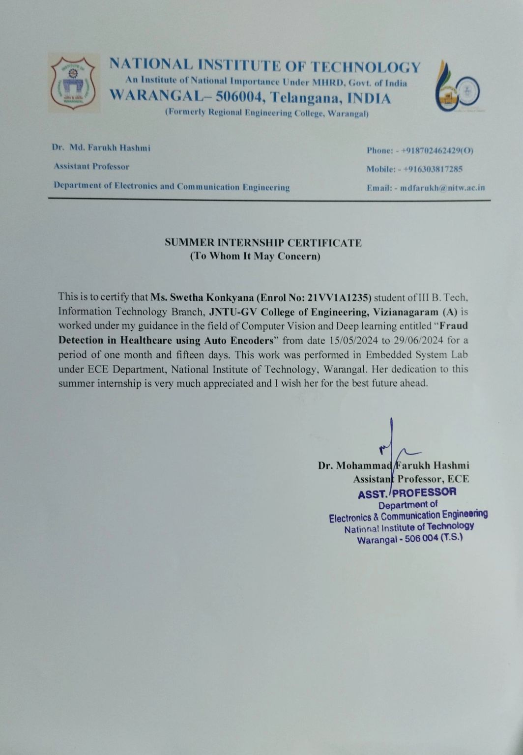 Swetha Konkyana on LinkedIn: I am happy to announce that I have ... Swetha Konkyana on LinkedIn: I am happy to announce that I have ...